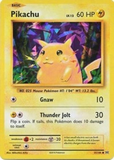 Pikachu - 35/108 (Cracked Ice Holo) - Deck Exclusives - Pokemon Card ...