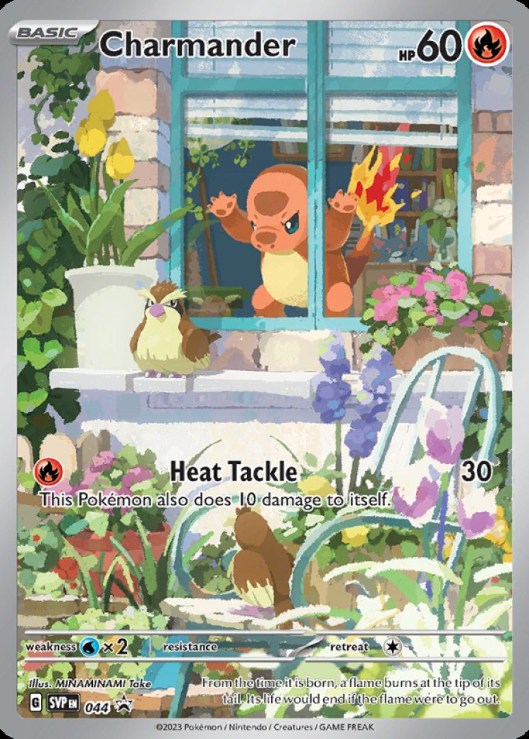 Charmander - 044 (Pokemon Center Exclusive) - Scarlet & Violet Promo ...