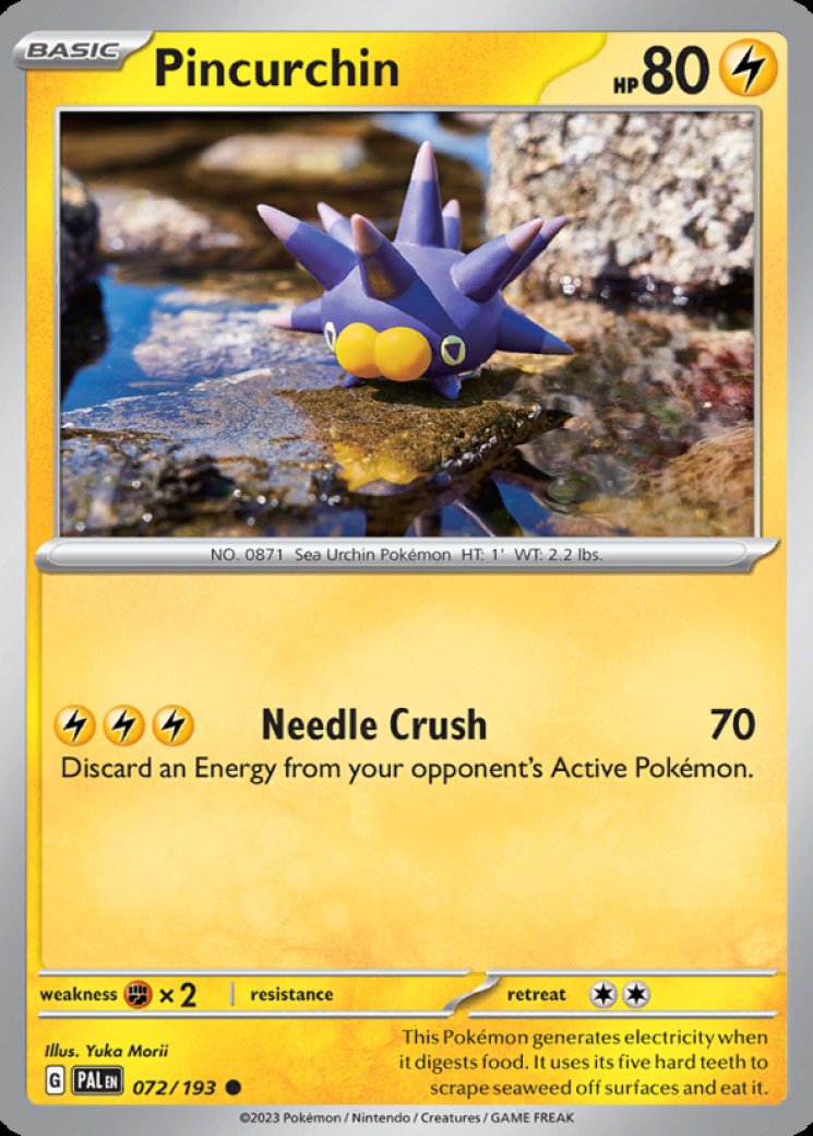 Pincurchin - 072/193 - Paldea Evolved - Pokemon Card Prices & Trends