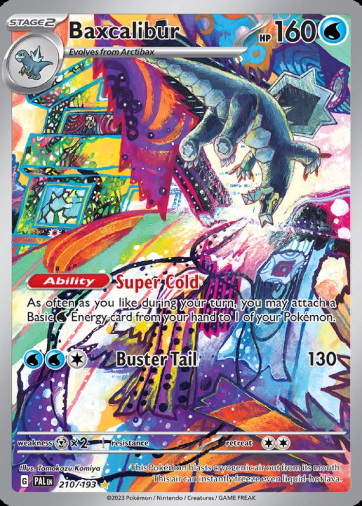 Baxcalibur - 210/193 - Paldea Evolved - Pokemon Card Prices & Trends
