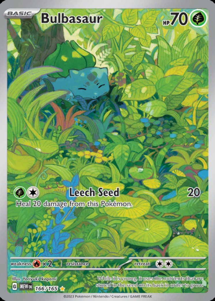 Bulbasaur - 166/165 - Scarlet & Violet 151 - Pokemon Card Prices & Trends