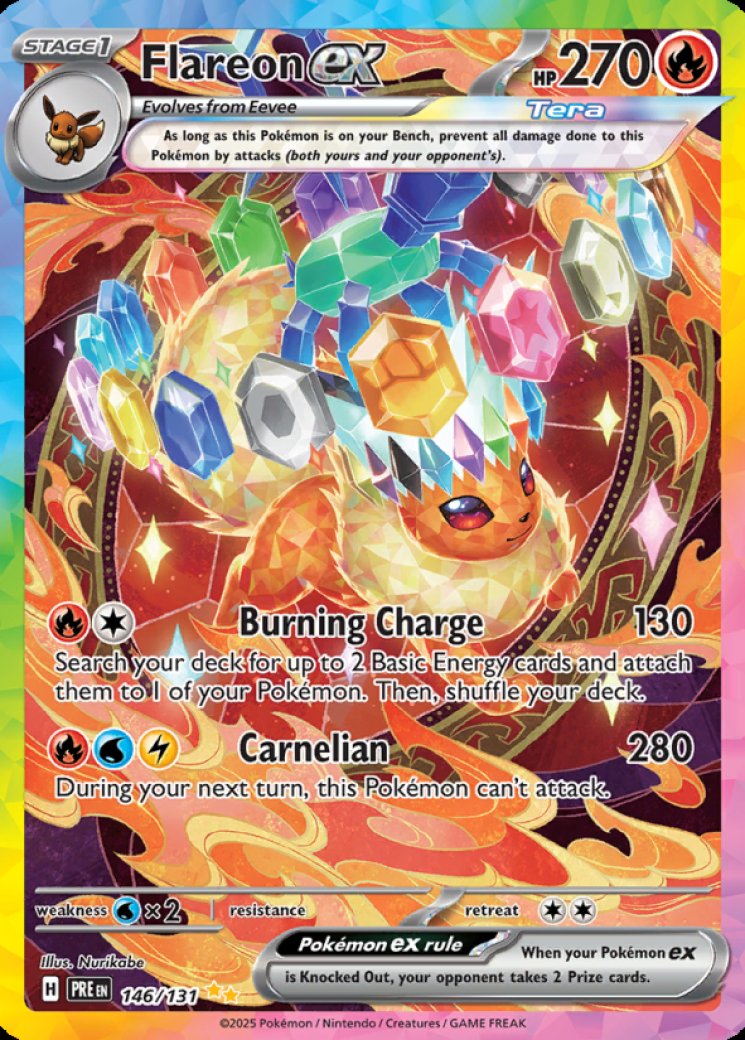 Flareon ex - 146/131 - Prismatic Evolutions - Pokemon Card Prices & Trends