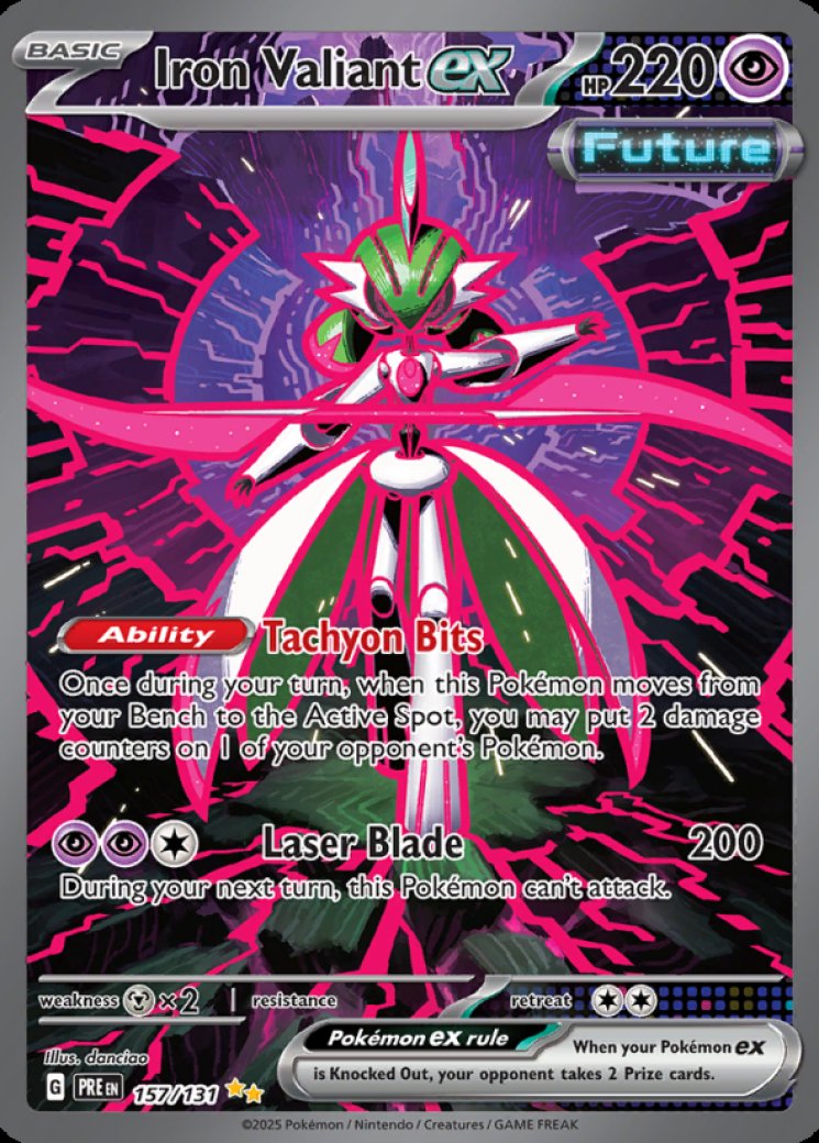 Iron Valiant ex - Prismatic Evolutions - Pokemon Card Prices & Trends