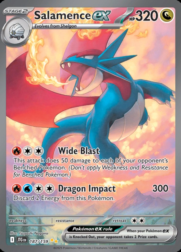 Salamence ex - 187/159 - Journey Together - Pokemon Card Prices & Trends