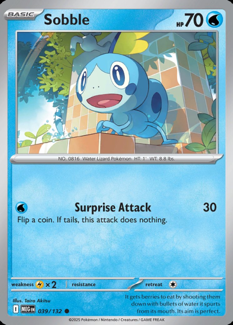 Sobble - Mega Evolution - Pokemon Card Prices & Trends