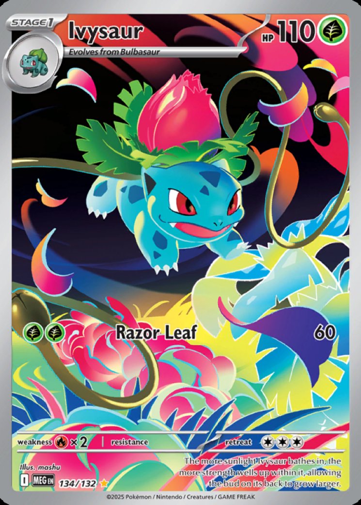 Ivysaur - 134/132 - Mega Evolution - Pokemon Card Prices & Trends