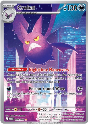 Crobat - 093/086 - Chaos Rising - Pokemon Card Prices & Trends