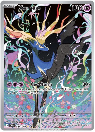 Xerneas - 091/086 - Chaos Rising - Pokemon Card Prices & Trends